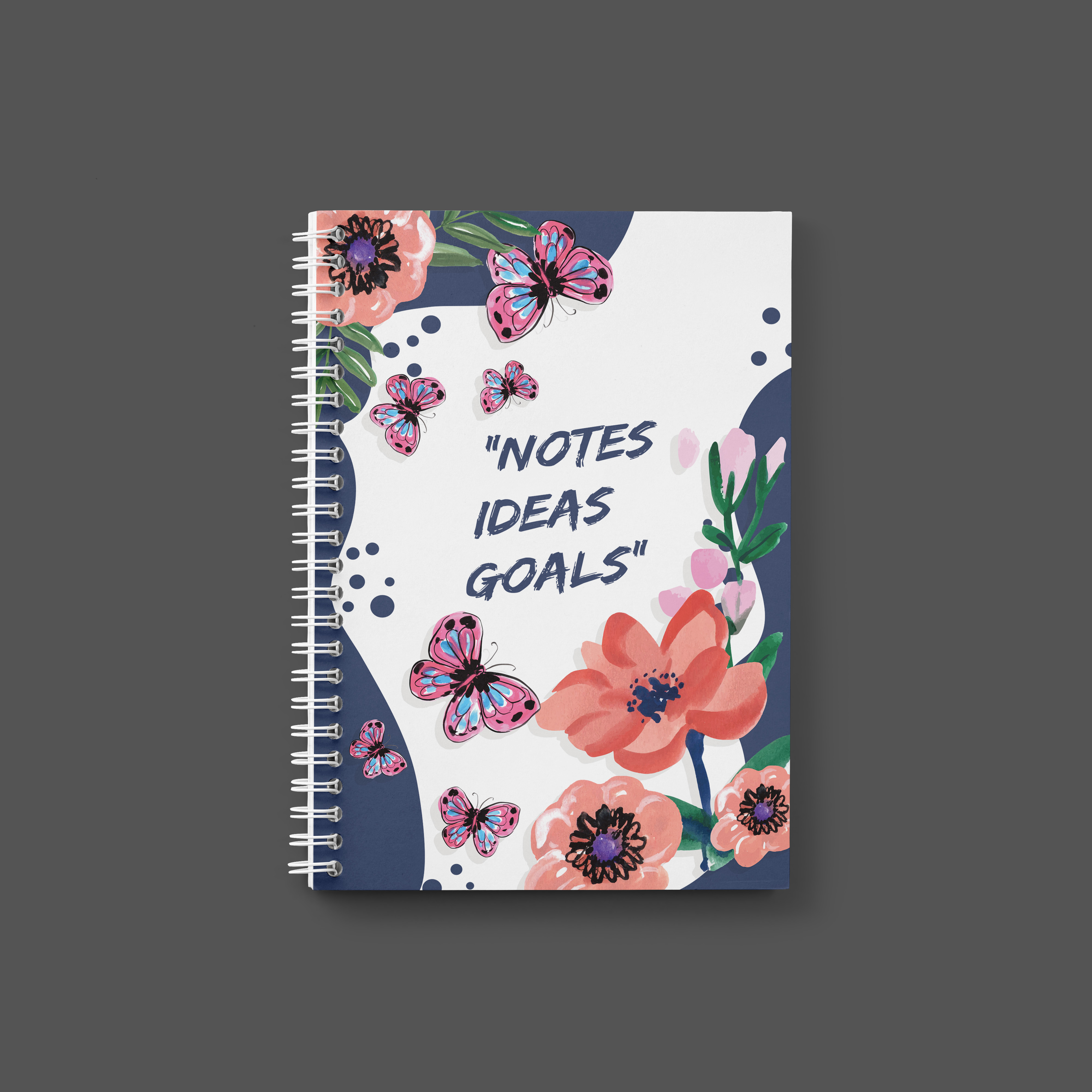 New Design Custom Spiral Bound Paper Notebook - Buy soft bound notebook ...